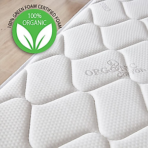 Full Size Mattress - 10 Inch Cool Memory Foam & Spring Hybrid Mattress with Breathable Cover - Comfort Plush Euro Pillow Top - Rolled in a Box - Oliver & Smith