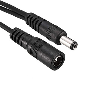 uxcell 1 Male to 2 Female 5.5mm x 2.1mm 32cm DC Power Splitter Cable for Router, LED Lights & More Electronics Devices