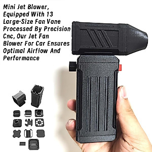 Air Blower Super Jet Fan, Jet Dry Mini Blower, Jet Dry Blower, Turbo Powered Mini Portable Blower, 150000 RPM Mini Jet Blower for Cleaning, Camping, Outdoors (Color : 1pcs)
