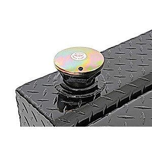 Dee Zee DZ91742XB (92 gallon) Auxiliary Diesel Combo Transfer Tank & Tool Box - Black Aluminum