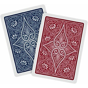 Bicycle Victors Back Vintage Design Playing Cards 2 Deck Set 1 Red & 1 Blue