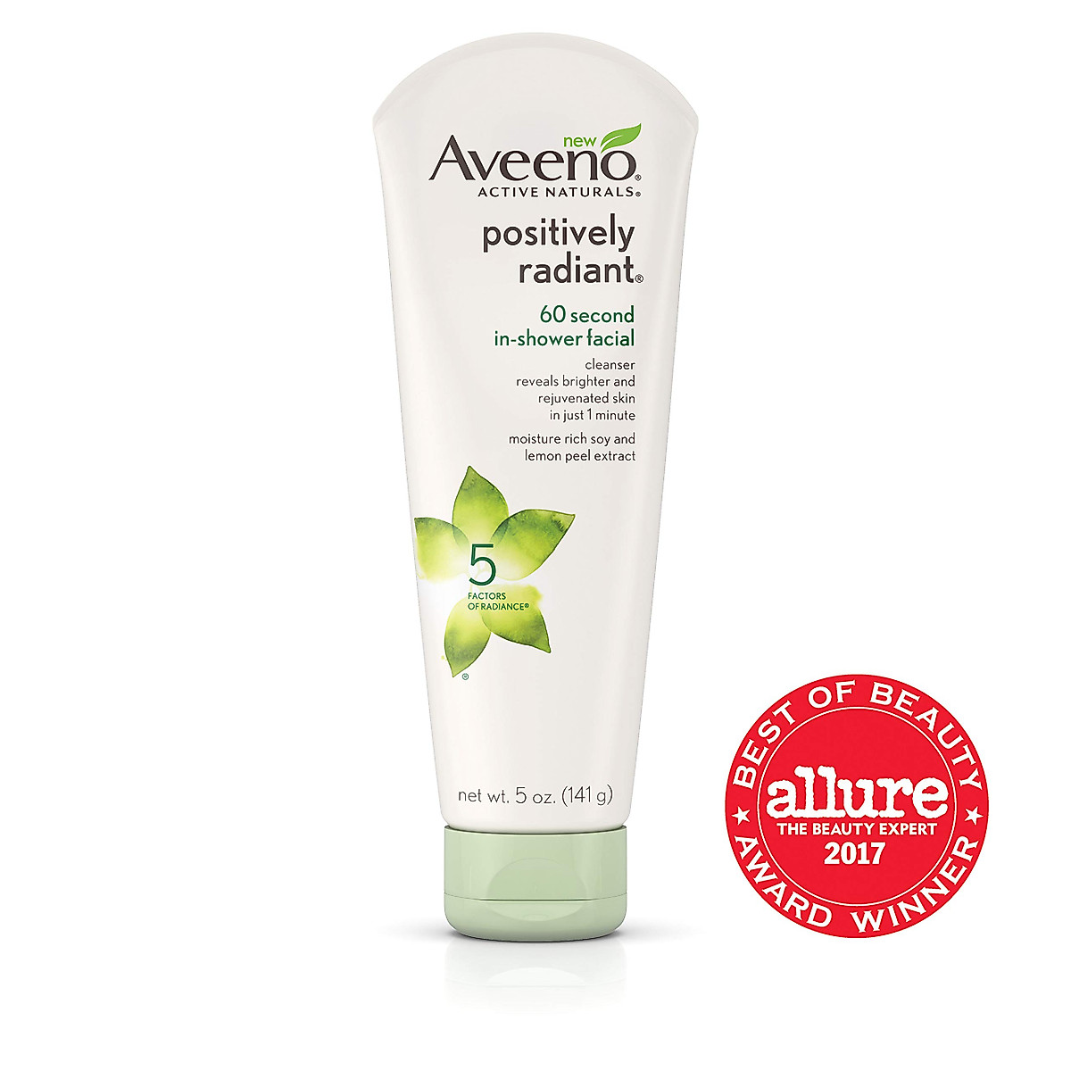 Aveeno Positively Radiant 60-Second Conditioner In Shower Facial 5 Ounce (147 milliliter)