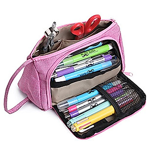 Mr. Pen- Pencil Case for Girls, Pink, Pencil Bag, Cute Pencil Case, Pouch Bags, School Supplies for Teen Girls, Pen Pouch, School Stuff, Pencil Pouches, Pen Bag, Pencil Bag for Women