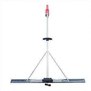 21V Electric Concrete Vibrators Cordless Concrete Vibrator Surface Power Trowel Vibrator Leveling Tool Concrete Tools Cement Screed Flattening Machine with 59"Screed Blade Rulder