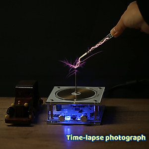 Joytech Music Tesla Coil Arc Plasma Loudspeaker Wireless Transmission Experiment Desktop Toy Model SSTC SS03