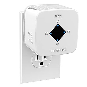 WiFi Extender Booster Repeater, Up to 4500sq.ft and 30 Devices, Wireless Internet Repeater and Signal Amplifier for Home & Outdoor, Supports Ethernet Port