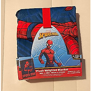 Jay Franco Spiderman Web Crawler 4.5 Pounds Weighted Blanket