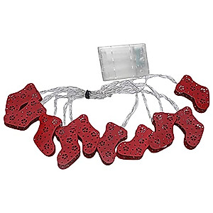 LED Silver Wire Fairy String Lights 6.56Ft 10LED Christmas String Lights Battery Box String Lights for Christmas Tree Room Bedroom Décor