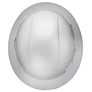 Full Brim OSHA Construction Hard Hat Work Approved Safety Helmet, Light Grey Carbon Fiber, Carbon Fiber Custom Design Hard Hats, Cascos De Construccion Hardhat for Men, Hard Hat by ACERPAL