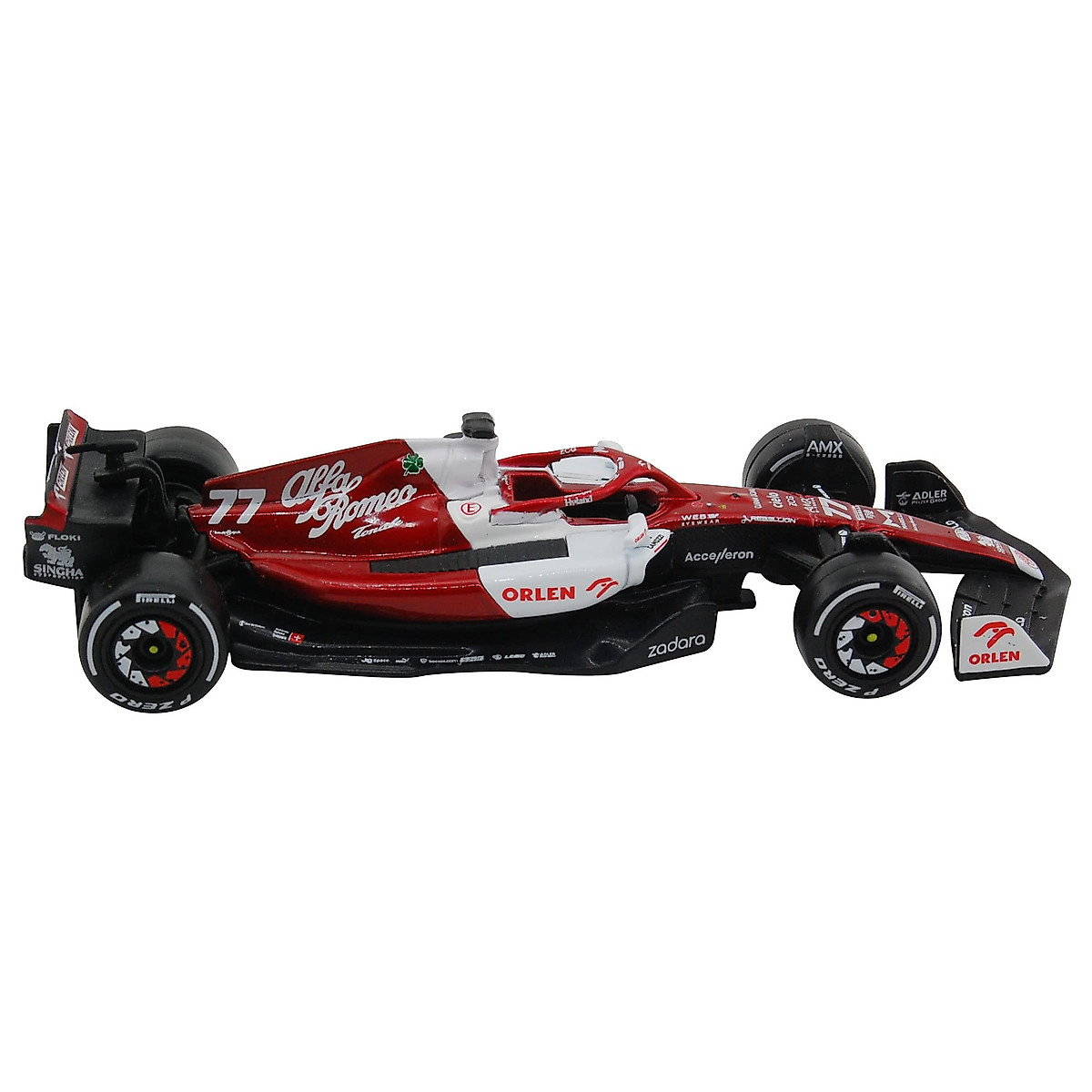 Bburago Alfa Romeo F1 C42#77 Valtteri Bottas 2022 1/43 Diecast Model Car 38067