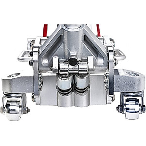 Power Zone 680061 3-Ton Aluminum Hydraulic Racing Jack, Lift Range: 3-3/4” to 19-5/16”,Silver,680061-A