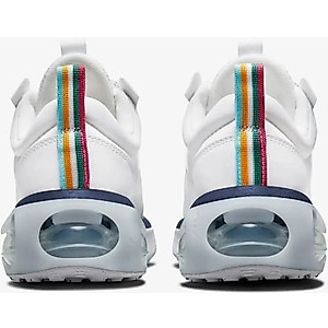 Nike Women's Air Max 2021 100, White/Thunder Blue/Pure Platinum/Archaeo Pink, 7 M US