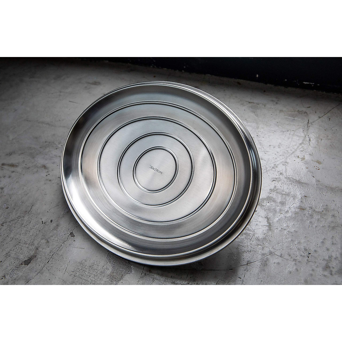 SAVEUR SELECTS Enameled Cast Iron 6-Quart Oval Roaster with Stainless Steel Lid, Saveur Blue, Voyage Series