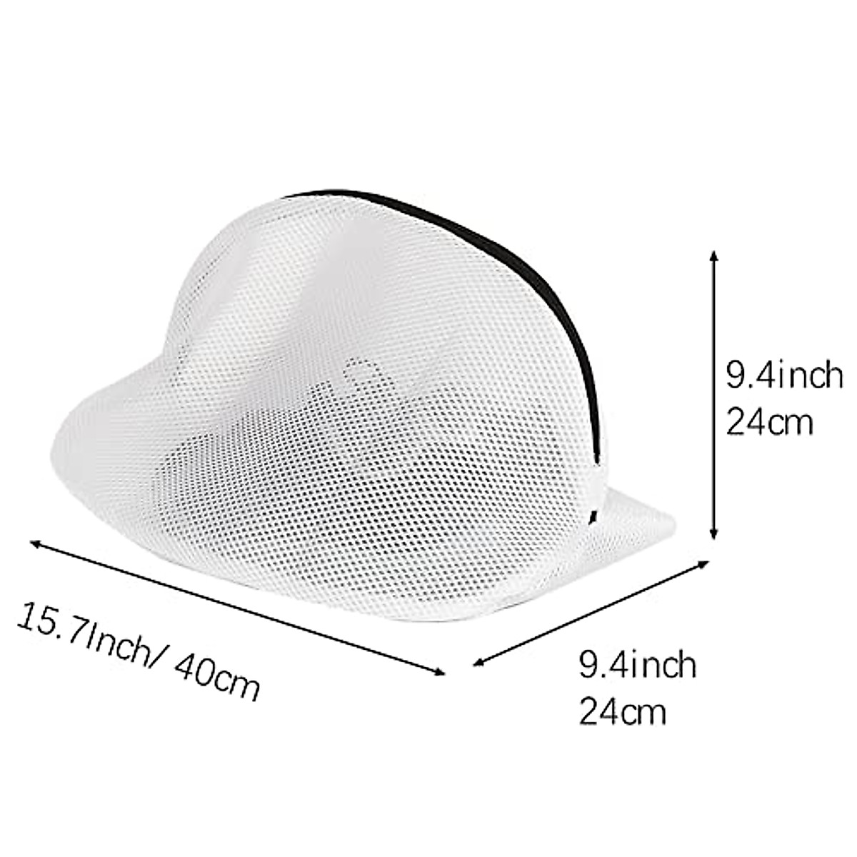 Vivifying Shoe Washing Bag, Set of 3 Mesh Shoe Laundry Bags with Zip Closure for Sneakers, Running Shoes, Socks, Bras