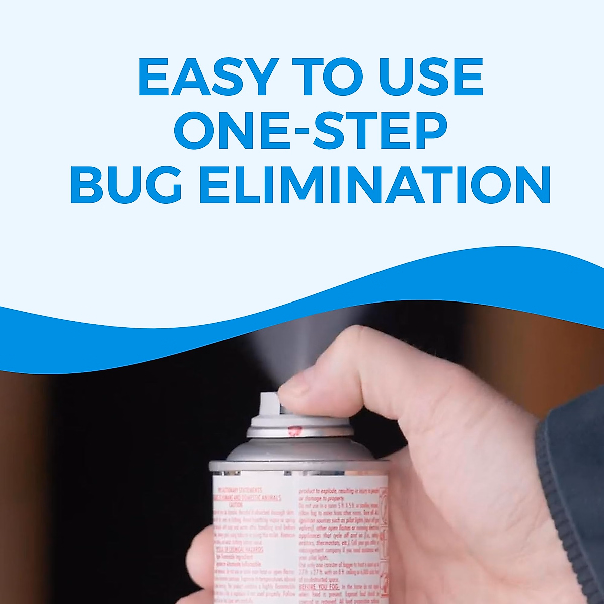 Kinzua Environmental Punch Bug Bomb, Insect Fogger Kills All Mosquito, Cockroach, Flea, Ant, Spider & More, Insect Foggers for Indoor & Outdoor Use, Non-Staining, Water-Base Formula, 6 oz, Pack of 3