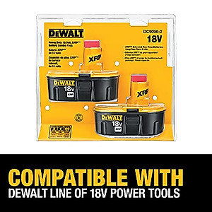 DEWALT 18V Battery, XRP, Combo Pack (DC9096-2)