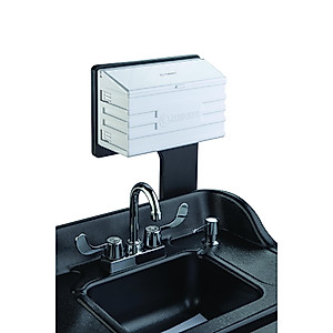 Ozark River Portable Sinks, Titan PRO 1 Black, Outdoor & Indoor Mobile Hot Water Handwashing Station with Water Tanks and Wheels, NSF-Certified Weather-Resistant Camping and RV Handwashing Sink