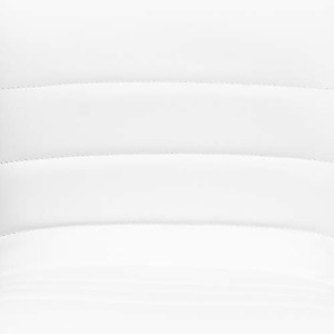 Flash Furniture Vincent Modern White Vinyl Adjustable Bar Stool with Back, Swivel Stool with Chrome-Pedestal Base and Footrest