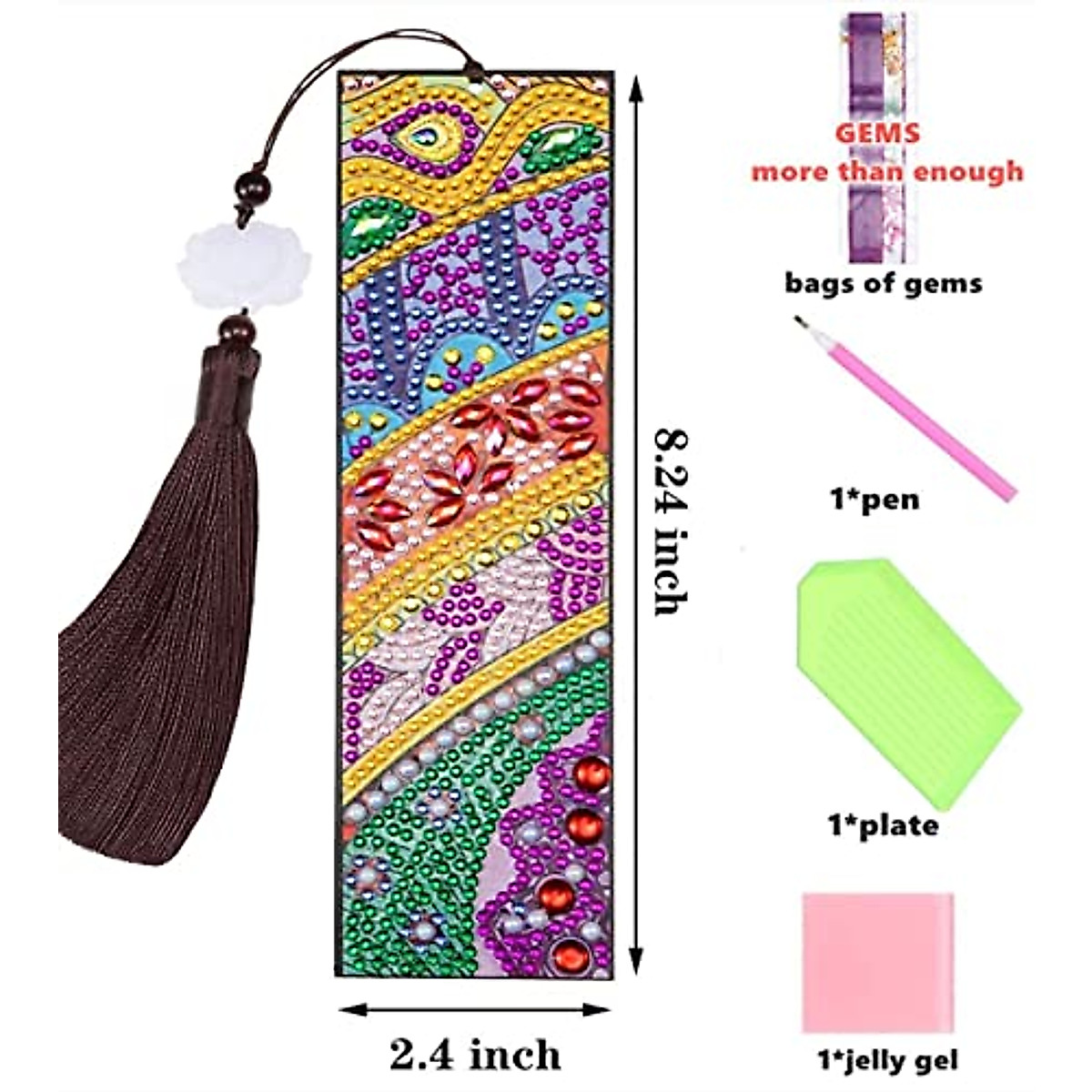 Diamond Bookmarks for Christmas: Four Seasons Trees Bookmarks and 3 Mandala Diamond Art Bookmarks