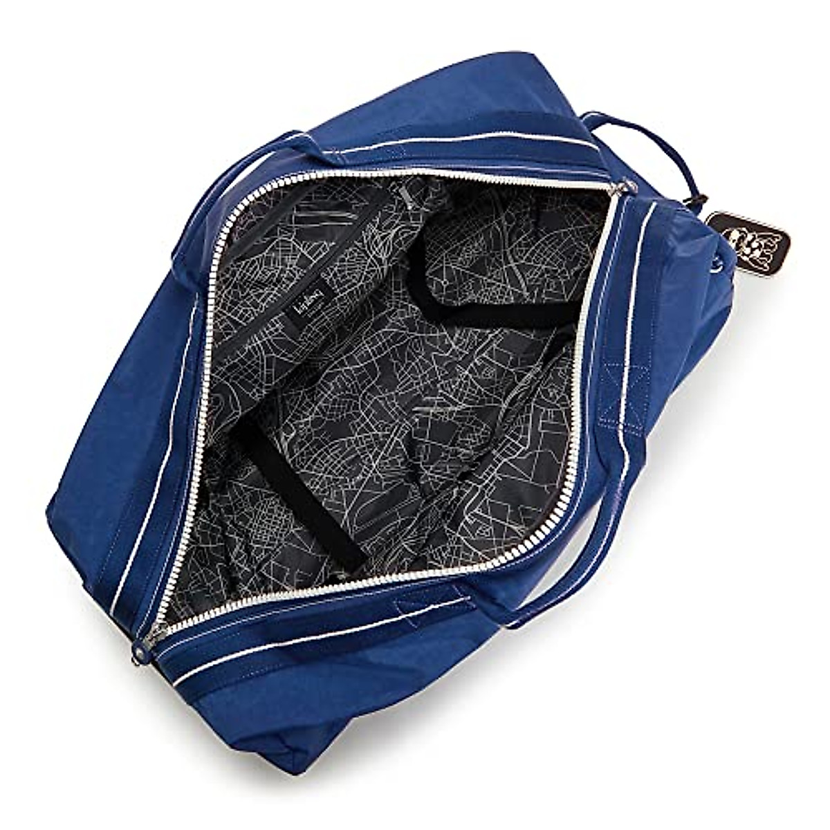 Kipling Devin On Wheels Carry-On Bag, Cabin Sized, Strong Handle, Admiral Blue CL, 24''L x 11.75''H x 12.5''D