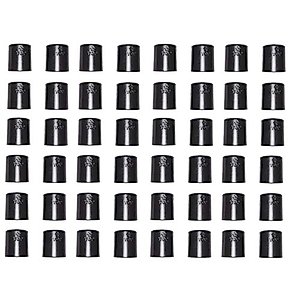 JSP Manufacturing 1" Diameter Post Wire Shelf Clips Shelving Split Sleeves Lock Metal Rack Locking Plastic 24 Pairs (48)