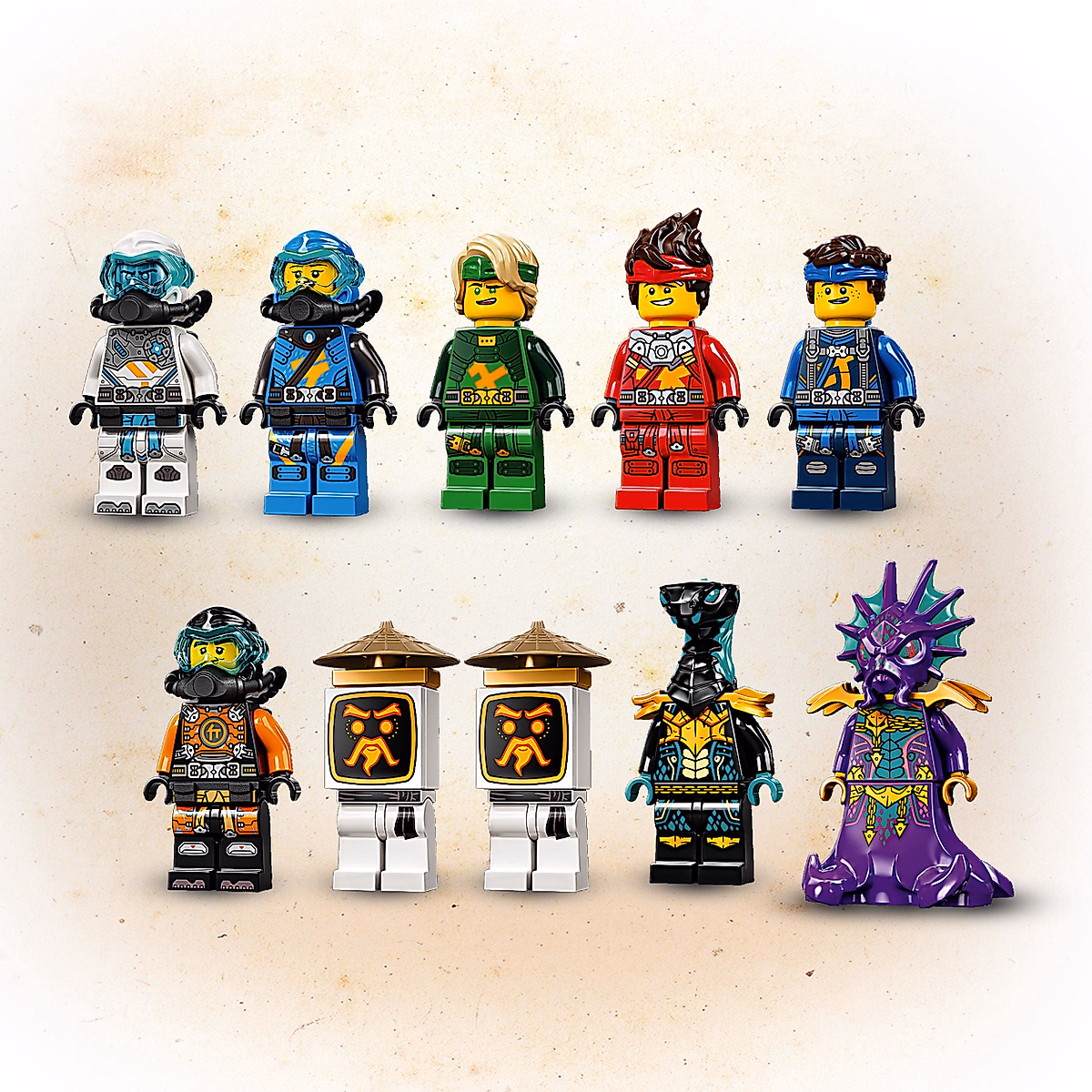 LEGO 71756 NINJAGO Hydro Bounty Building Set, Submarine Toy with Kai and NYA Minifigures, Ninja Toys, Gifts, Presents for Kids, Boys, Girls Age 9 Plus Years Old