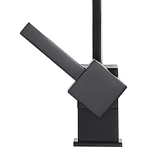 ANZZI Sabre Modern Single Hole Kitchen Faucet, Single Handle Oil Rubbed Bronze Kitchen Faucet, Commercial Stainless Steel Kitchen Bar Kitchen Sink Faucet, KF-AZ220ORB