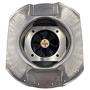 Solar Mega RoofBlaster Adjustable for 3.5” ribbed Conex Shipping Containers (Galvanized) | Solar Roof Vent | Solar Roof Fan | Shipping Container Exhaust Fan | Get rid of hot air with the sun's power