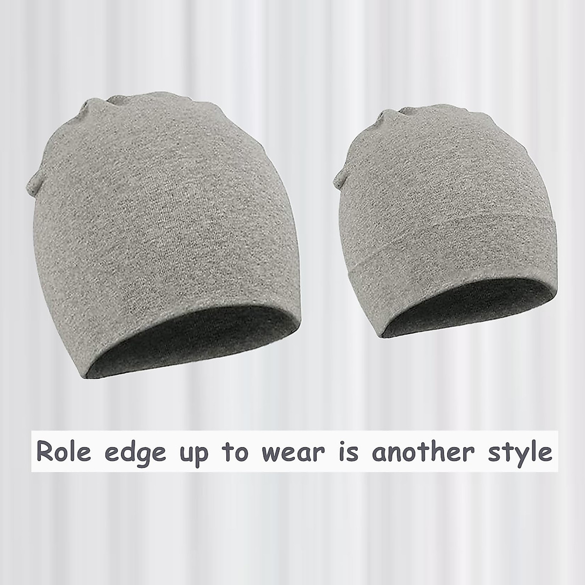 Century Star Cotton Baby Boys Girls Beanie Hat Soft Cute Infant Toddler Kids Beanie Cap Knit Newborn Hats Winter Hat 01Pc Classic Black 0-12 Months