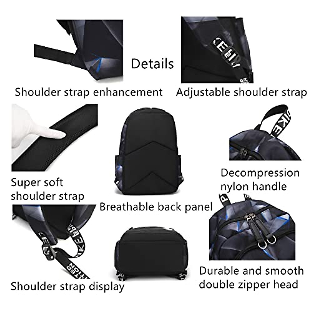 Mfikaryi Backpack for Boys,Elementary School Bags,Middle School Bookbag for Teens