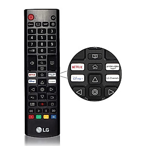 OEM Replacement Universal Remote Control AKB76037601/AKB76040302 fits All LG LED OLED LCD Webos 4K 8K UHD HDTV HDR Smart TV with Prime Video, Disney Plus, Netflix, LG Channels Shortcuts