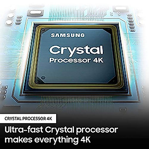 SAMSUNG 60-inch Class Crystal UHD TU7000 Series - 4K UHD HDR Smart TV UN60TU7000FXZA, 2021 Model