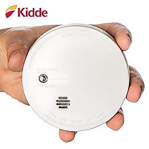 Kidde Fire Sentry Smoke Detector, 9V Battery Powered Smoke Alarm, 4 Inch Compact Design