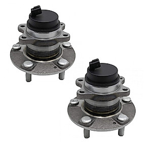TRQ Rear Wheel Hub Bearings Assembly Set Compatible with 2010-2013 Kia Soul
