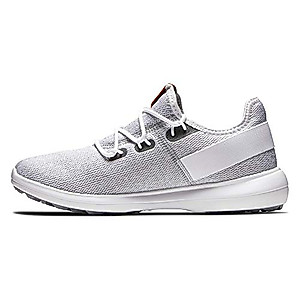 FootJoy Women's Flex Coastal Previous Season Style Golf Shoe, White, 6.5 Wide US