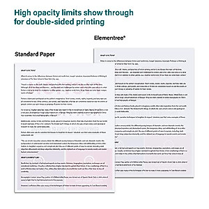 Elementree Sustainable Printer Paper Case, 8.5 x 11 White, 5 Reams, 2500 Sheets of 20lb Printing Paper, Made in the USA (00918C)