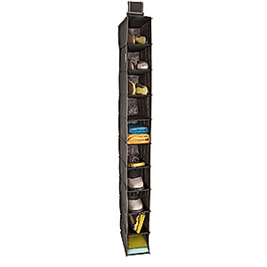 ClosetMaid 31464 10-Shelf Hanging Closet Organizer, Gray