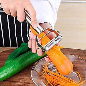 For Creative 2 In 1 Vegetable & Fruit Peeler Stainless Steel Potato Grater Melon Planer Kitchen Peeling Tool Ultra For S Fruit Peeler Tool For Kitchen