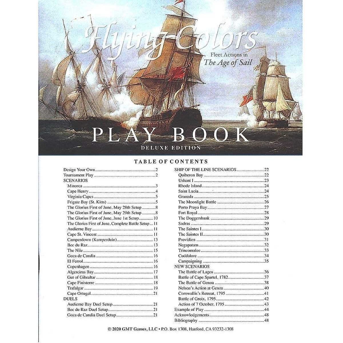 GMT: Flying Colors, Fleet Actions in The Age of Sail, Deluxe 3rd Edition