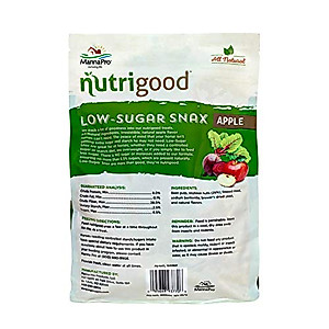 Nutrigood Low-Sugar Snax | Apple Flavor Horse Treats | 4 Pounds
