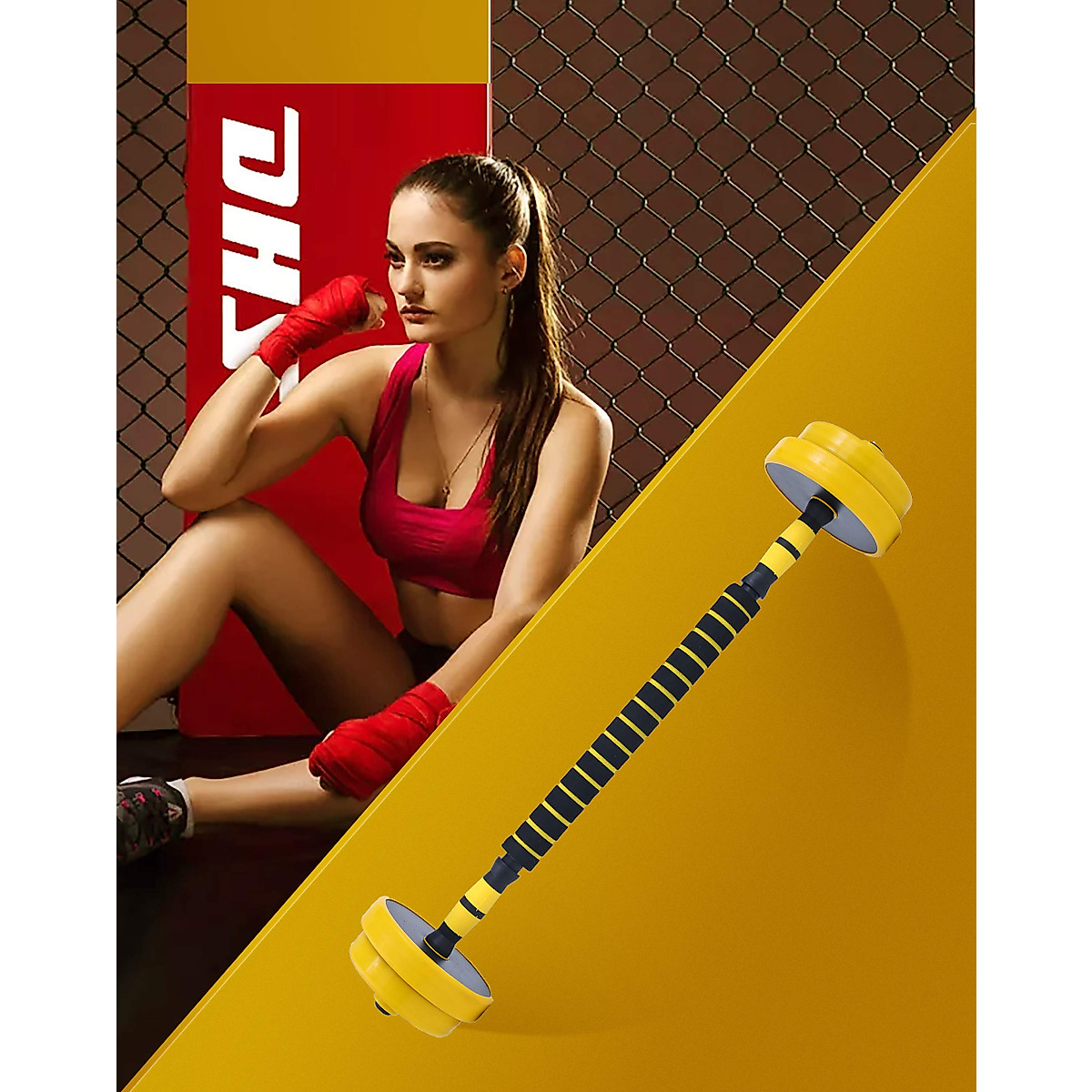 Nice C Adjustable Weights Dumbbells Set, Dumbbell Set, Home Weights 2-in-1 Set, 22-33-44-55-66-88 Non-Slip, All-Purpose, Gym