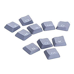 Grey Performance keycaps FPS Backlit Key Caps Compatible for Cherry MX Low Profile Key/Switch Corsair Gaming Keyboards