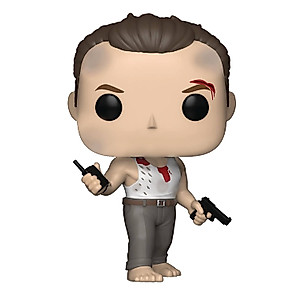 POP Die Hard - John McClane Funko Pop! Vinyl Figure (Bundled with Compatible Pop Box Protector Case), Multicolor, 3.75 inches