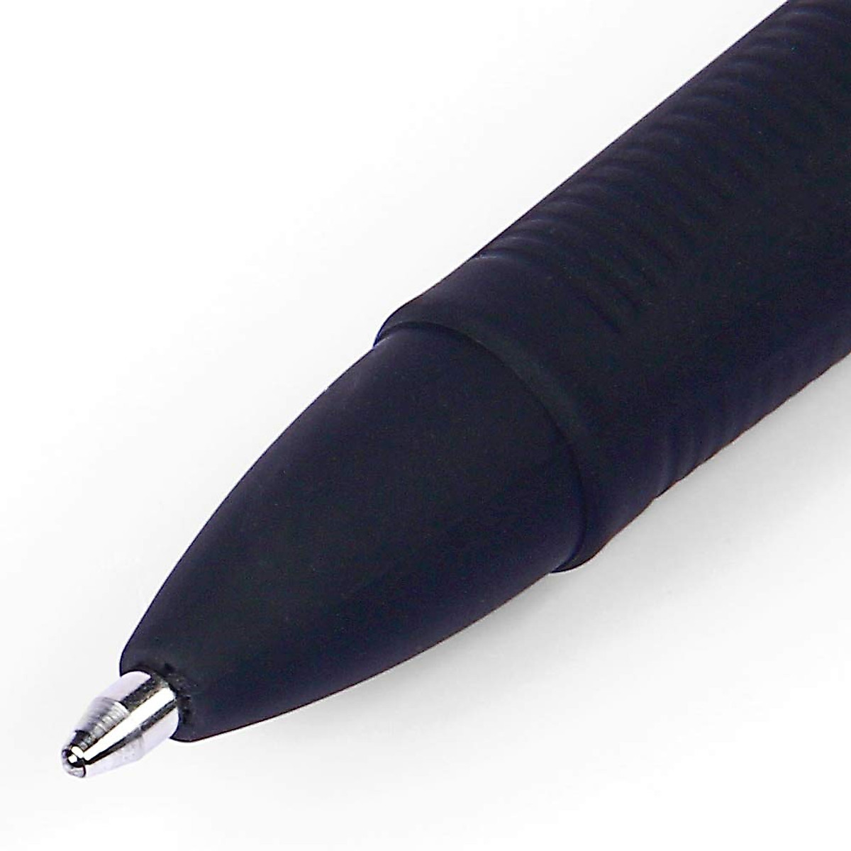 OBE WISEUS Bold Point Gel Ink Pen,1.0mm Black Color Double Ink Capacity Refill,12 Pack,3361