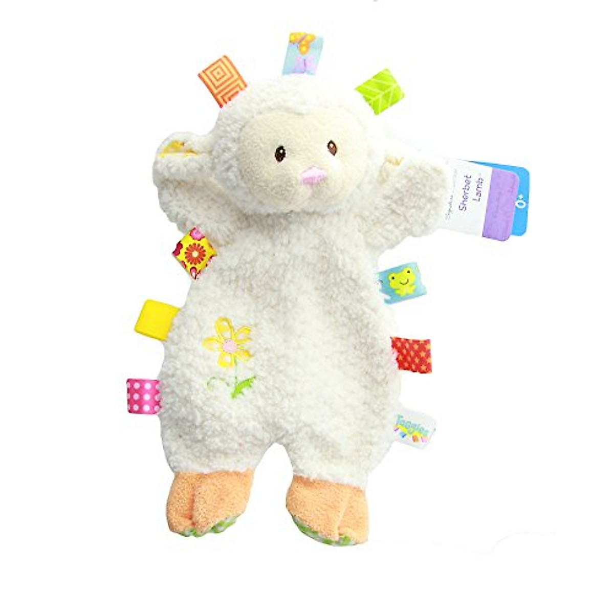 Taggies Sherbet Lamb Lovey Toy, 12 Inch (Pack of 1)