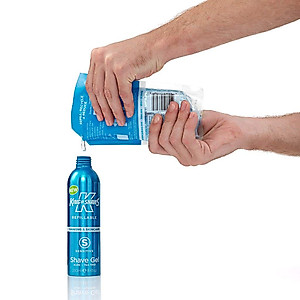 King of Shaves Sensitive Shave Gel Refillable Aluminium Bottle 1 x 250ml