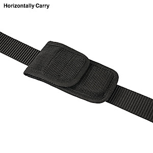 Knife Sheath for Belt, Tactical Pocket Knife Holder, Outdoor Vertical or Horizontal Belt Knife Pouch, Multitool Sheath Nylon Case, Army Knife Pocket Clip