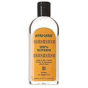 Africare 100% Glycerin 8.5 oz - All Natural Glycerin for Extra Hydration for Hair and Body