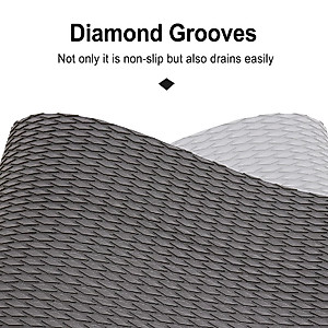 HZshark Boat Flooring EVA Foam Boat Decking Universal DIY Surfboard Traction Pad Non-Slip Grip Mat Self-Adhesive 94.5"x21.6" Trimmable Sheet for Fishing Boat Kayak Yacht RV, for Jet Ski, for Jon Boat