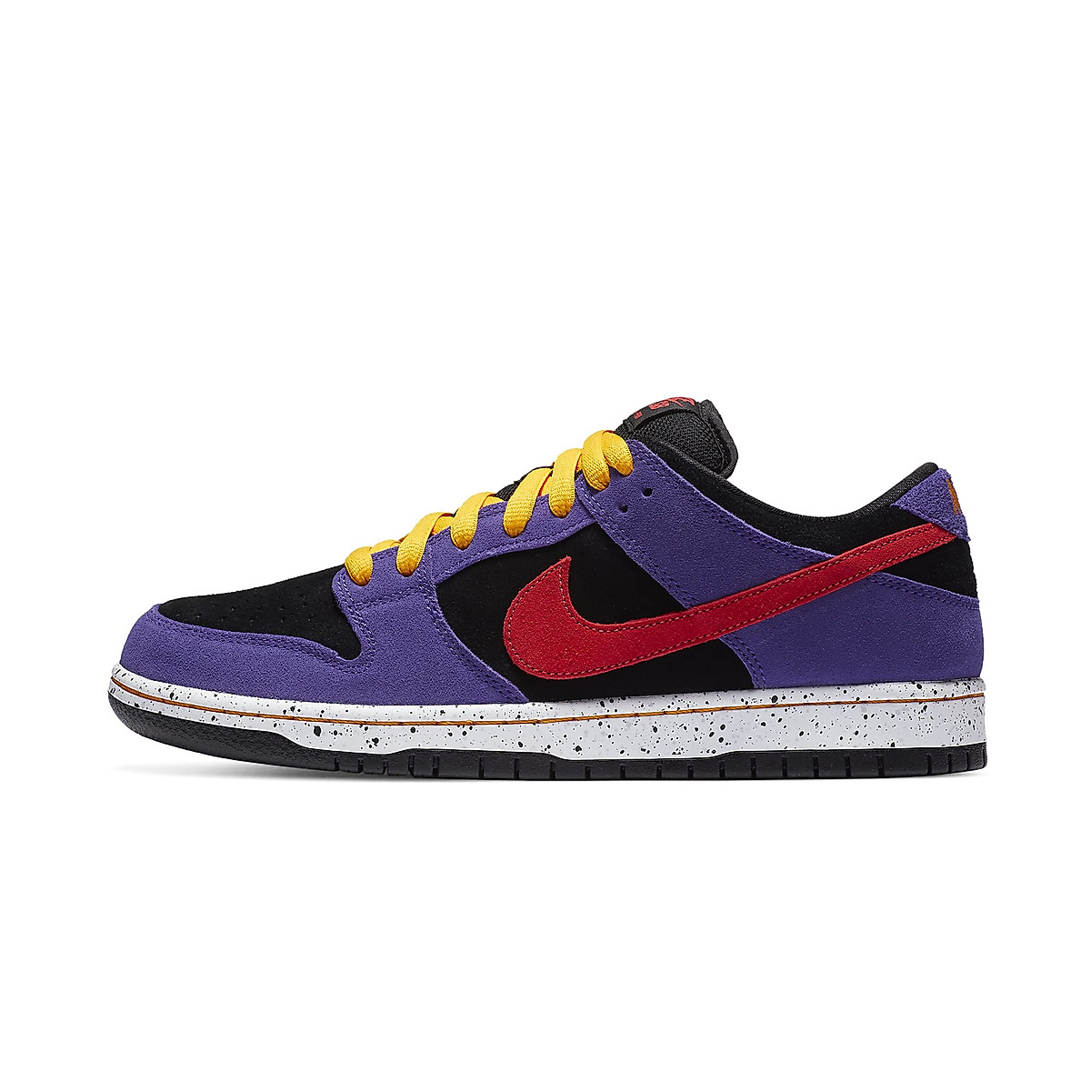 Nike Men's Low-Top Sneakers, Black Sunburst Varsity Purple, 10